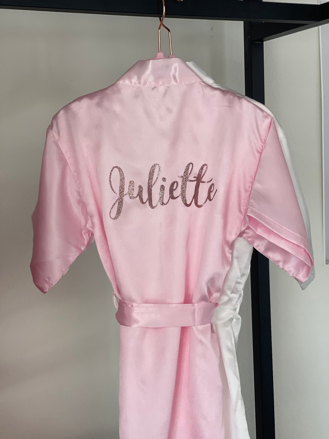 Classic Personalized Satin Robe – Marais Sky